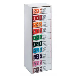 Numeric End Tab Filing Labels - Starter Kit