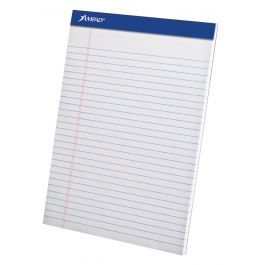 Ampad® Perforated Pads, Wide Rule, Micro Perf, 50 sheets per pad ...
