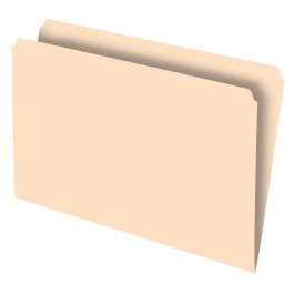 Straight Cut Vertical File Folder, Legal, Manila