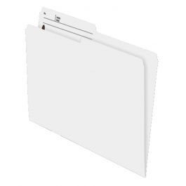 File Folder - 1/2 Cut Left, Letter, Ivory